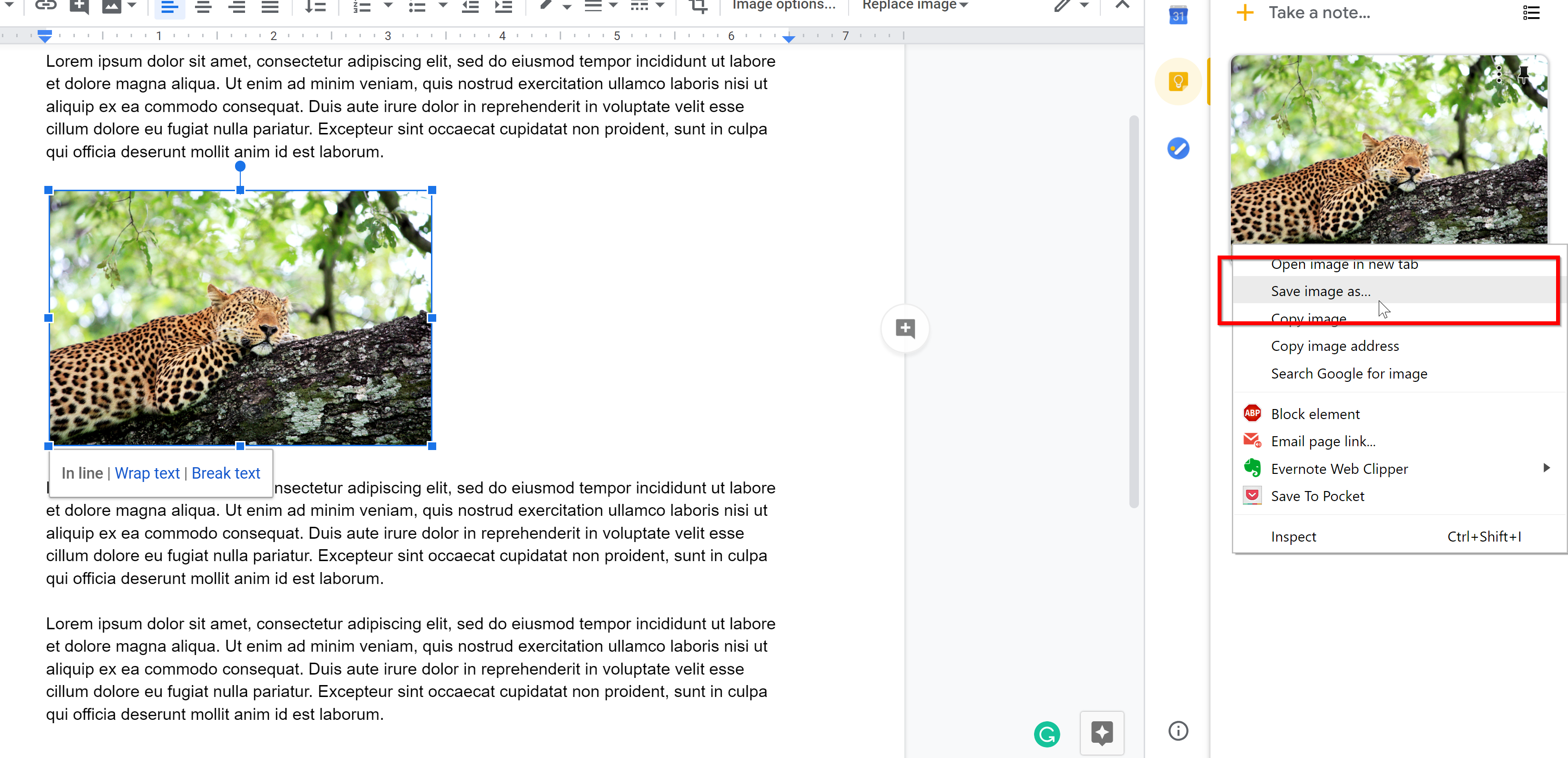 The Easiest Way To Save An Image From Google Docs And Google Slides Desktop And Mobile